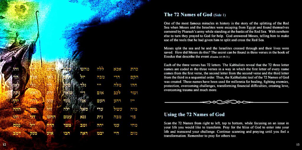 The 72 Names of God | Live Kabbalah